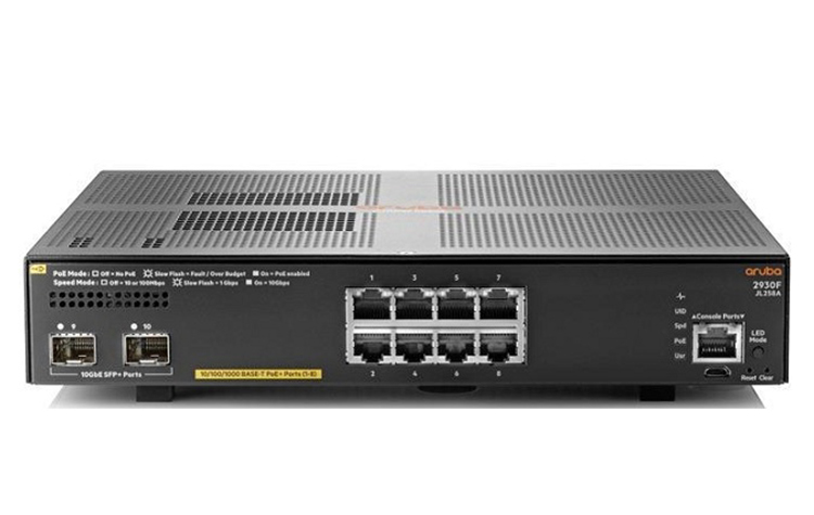 JL258A Aruba 2930F 8G PoE+ 2SFP+ Switch chính hãng, giá cực tốt, JL258A
